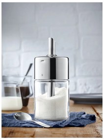 Cukřenka z nerezové oceli Cromargan® WMF Barista, výška 15 cm