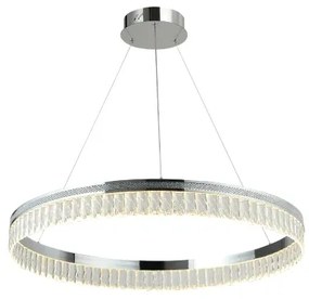 LED Stmívatelný křišťálový lustr na lanku THALIA LED/55W/230V 3000-6000K + DO