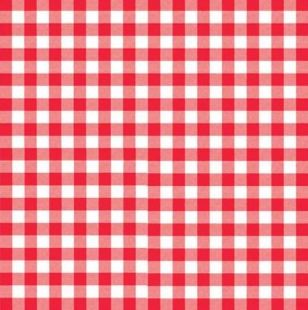 Ubrus PVC Mirabella 7400A - Kostičky červené 140cm x 20m