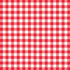 Ubrus PVC Mirabella DC-7400A - Kostičky červené 140cm x 20m