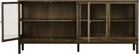 House Nordic Komoda ZAMORA tmavě hnědá 180×40 cm 3150400