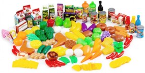 Plastová zelenina, ovoce a potraviny do kuchyně GoodHome - 120 kusů