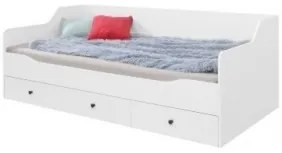 Dětská postel Bjorn 90x200cm, skand.styl-bílá
