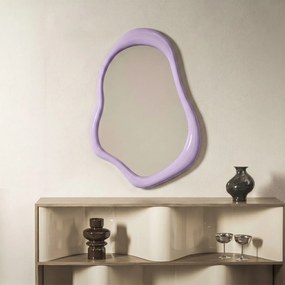 Nástěnné zrcadlo Maluma 60 cm fialové