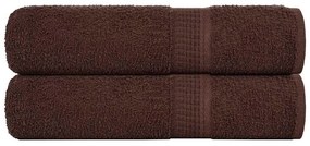 Ručníky do sprchy FROGN 2 ks hnědé 70 x 140 cm 360 g/m² 136761