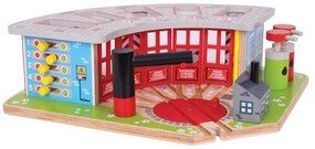 Bigjigs Rail Exkluzivní depo pro 5 vláčků