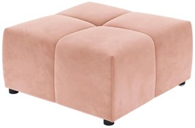 OnaDnes -20% Růžový sametový modul MICADONI MARGO 80 x 80 cm