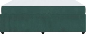 Rám postele Tmavě zelená 140 x 200 cm textil 3398402