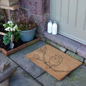 Rohožka z kokosového vlákna 40x60 cm Pencil Robin – Artsy Doormats