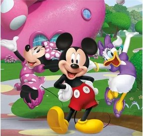 CLEMENTONI Puzzle Mickeyho klubík / 3x 48 dílků / od 5 let