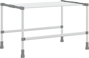 Sušák na prádlo 83 × (50–55) × (40–85) cm hliník 154601