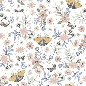 Vliesová květinová tapeta s motýly - M58105, My Kingdom, Ugépa