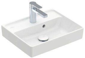 Villeroy & Boch Villeroy &amp; Boch COLLARO - Umyvadlo 450x370x150 mm, s přepadem, bílá Alpin CeramicPlus 433445R1