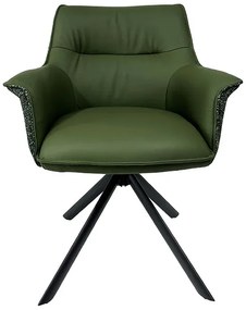 Designová otočná židle Kahikilani zelená