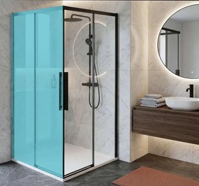 Gelco Lux - Sprchové dveře 90 cm, čiré sklo/černá GU2190B