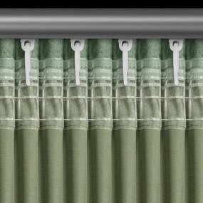 ZATEMŇOVACÍ ZÁVĚS NA PÁSCE ROSA 140X270 CM TMAVĚMĚTOVÁ