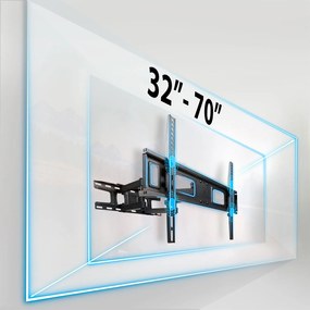 Univerzální držák na TV Humberg pro televizory 32-70 palců do 45 kg