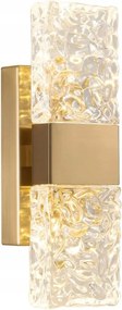Nástěnné svítidlo Sxtiger Nordic Crystal Golden Led 3 barva světla, moderní design