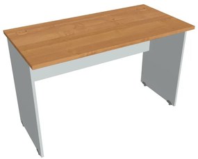 Stůl pracovní rovný 120 cm - Hobis Gate GE 1200 Dekor stolové desky: olše, Dekor lamino podnože: šedá