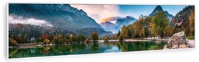 Klarstein Wonderwall Air Art Smart, infračervený ohřívač, 120 x 30 cm, 350 W, moře