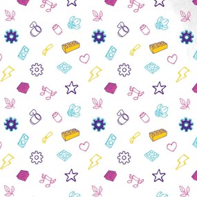 Bavlněné ložní povlečení LEGO Friends - motiv Good Vibes - 100% bavlna - 70 x 90 cm + 140 x 200 cm