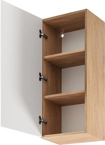 SORENTO pb | horní skříňka G45 policová | 45 cm | LEVÁ | puccini/bílá