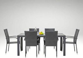 Vikio Zahradní set 190x90 pro 6 osob DT254-190 antracit