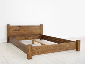 Borovicová postel Rustyk / Ostrowit II 160 cm