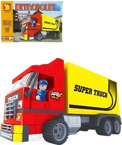 DROMADER Stavebnice Velkoměsto / Nákladní auto / 271 dílků / Plast / o