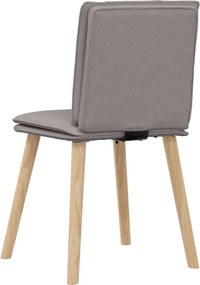 Jídelní židle 6 ks taupe textil 3315631
