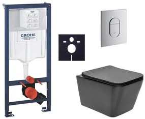 Závěsný wc set do lehkých stěn / předstěnová montáž SAT Infinitio SIKOGRSIN12BA