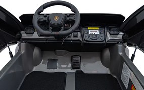 Elektrické autíčko Lamborghini Revuelto XL šedé