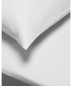 Sada 2 šedých povlaků na polštář z bavlněného saténu Bianca Standard, 50 x 75 cm