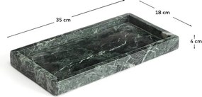 Mramorový dekorační tác 18x35 cm Serela – Kave Home