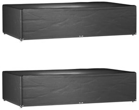 Plachty na zahradní nábytek 2 ks 12 oček 315x180x75 cm obdélník 3155365