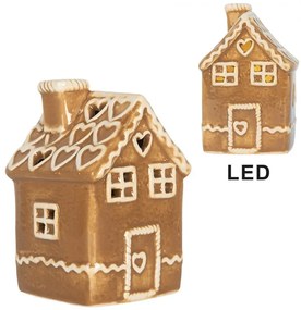 Perníková LED chaloupka Gingerbread Cott - 7*7*11cm