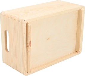 ČistéDřevo Dřevěný box 30 x 20 x 14 cm