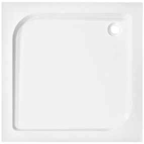 Novoterm Čtvercový sprchový kout NV-Pixel SQ 80x80 bílá/transparent + vanička