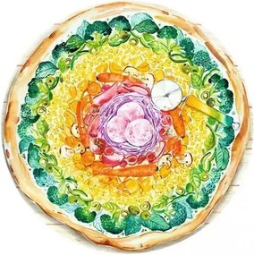 Ravensburger Kruhové puzzle Pizza / 500 dílků / od 12 let
