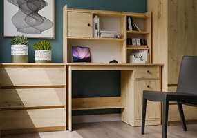 Psací stůl Chester s nástavcem 120 cm dub Artisan