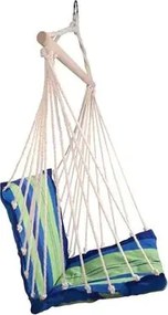Cattara Houpací síť k sezení 95x50cm modro-zelená