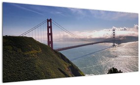 Golden Gate Bridge - moderní obrazy (100x40cm)