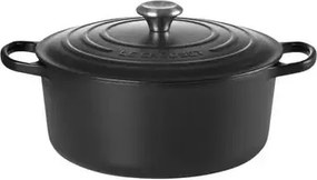 Le Creuset Signature Hrnec s poklicí 22 cm černá