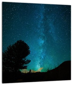 Obraz noční oblohy s hvězdami (30x30 cm)