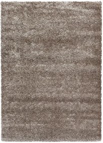 Koberce Breno Kusový koberec BRILLIANT 4200 Taupe, Hnědá, 80 x 150 cm