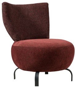 Atelier del Sofa Křeslo Loly - Claret Red, Červená