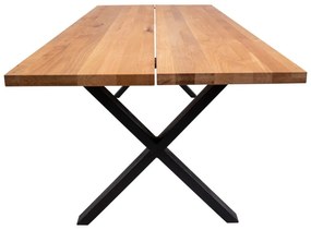 Jídelní stůl z dubového dřeva House Nordic Montpellier Oiled Oak, 200 x 95 cm