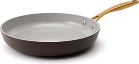 Elmich Nepřilnavá keramická pánev Zen Ø 28 cm - hnědo zlatá