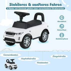 Costway Pojízdné auto s úložným prostorem, pojízdné auto, dětské auto, tlačné