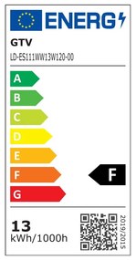 LED žárovka GU10, 12,5 W – GTV